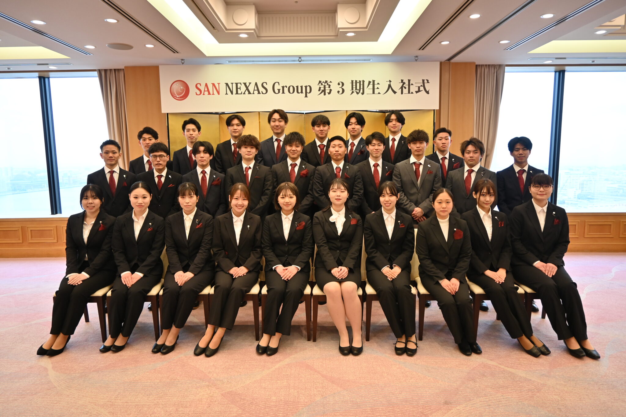 SAN NEXAS Group3期生入社式が行われました。 - SAN NEXAS Group-公式ホームページ-